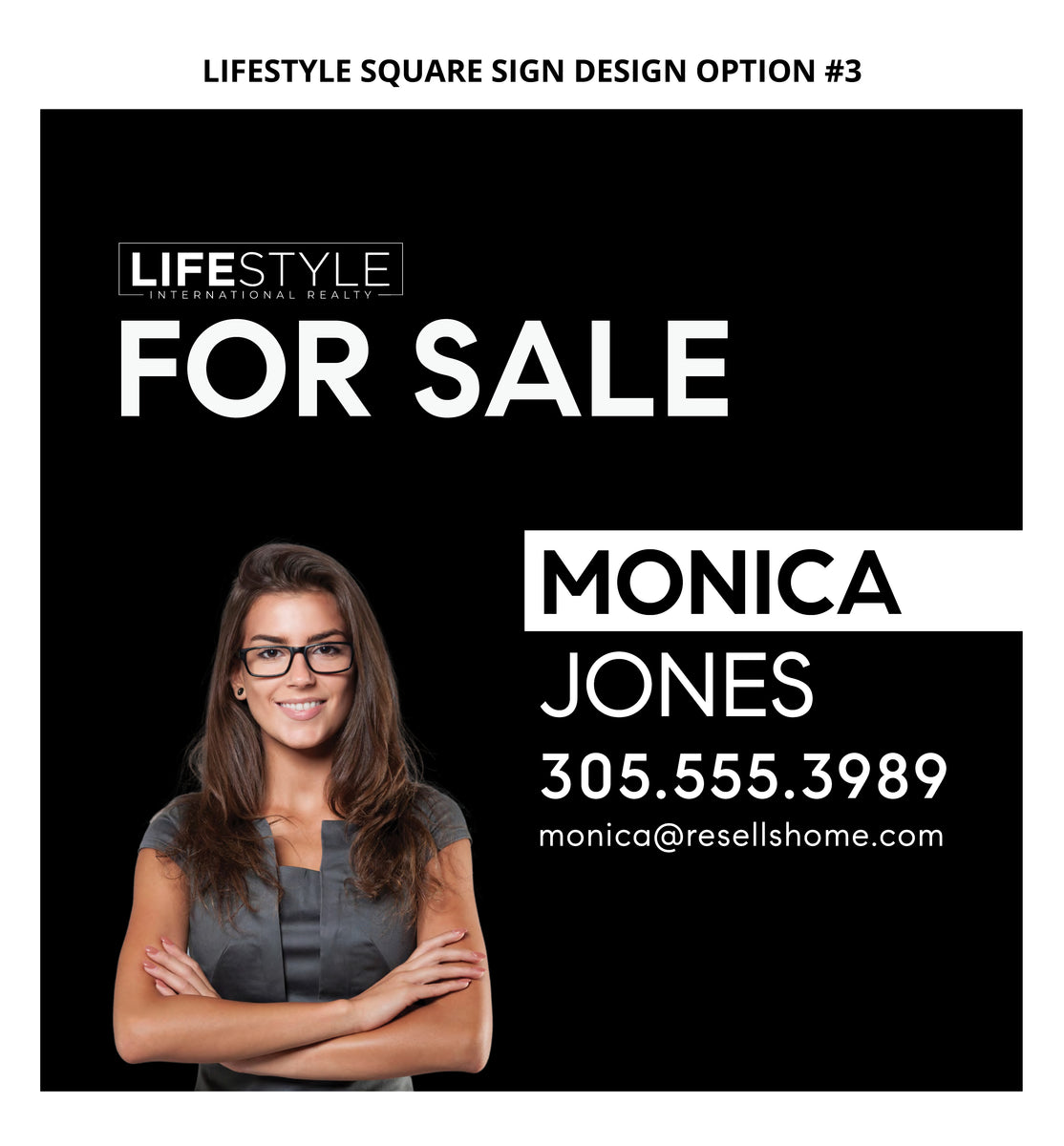 Lifestyle Square Real Estate Signs – Realtor Printing